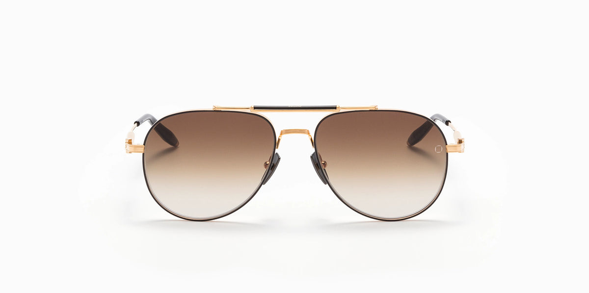 Akoni Sunglasses - Hydra AKS 202A Brushed Gold – ABC Glasses